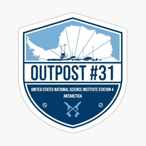 "Outpost 31" Sticker for Sale by AngryMongo | Redbubble