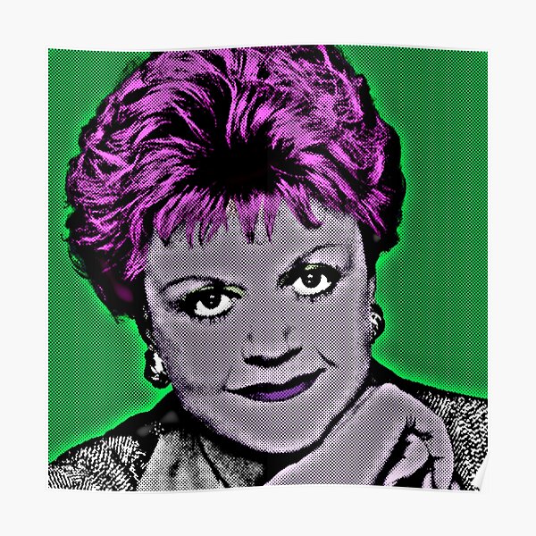 Póster «Jessica Fletcher en litografía estilo Pop Art (fondo verde)» de ...