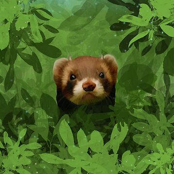 "Inkheart's Ferret Gwin" Sticker for Sale by AstralExplorer | Redbubble