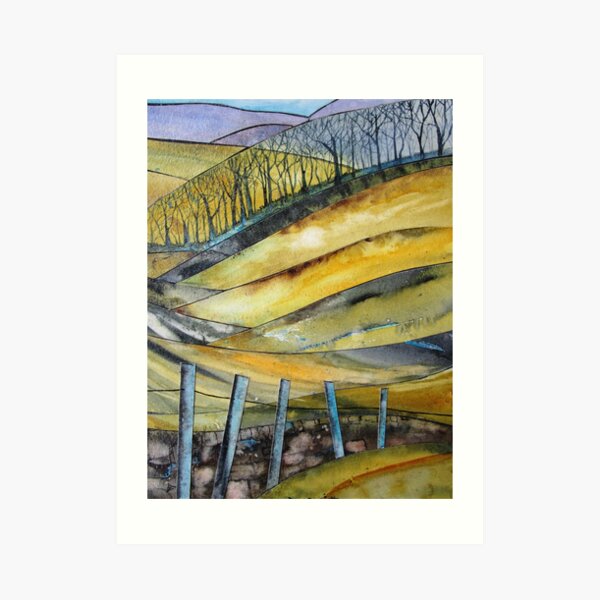 "The Yorkshire Wolds" Art Print for Sale by Valspayne | Redbubble