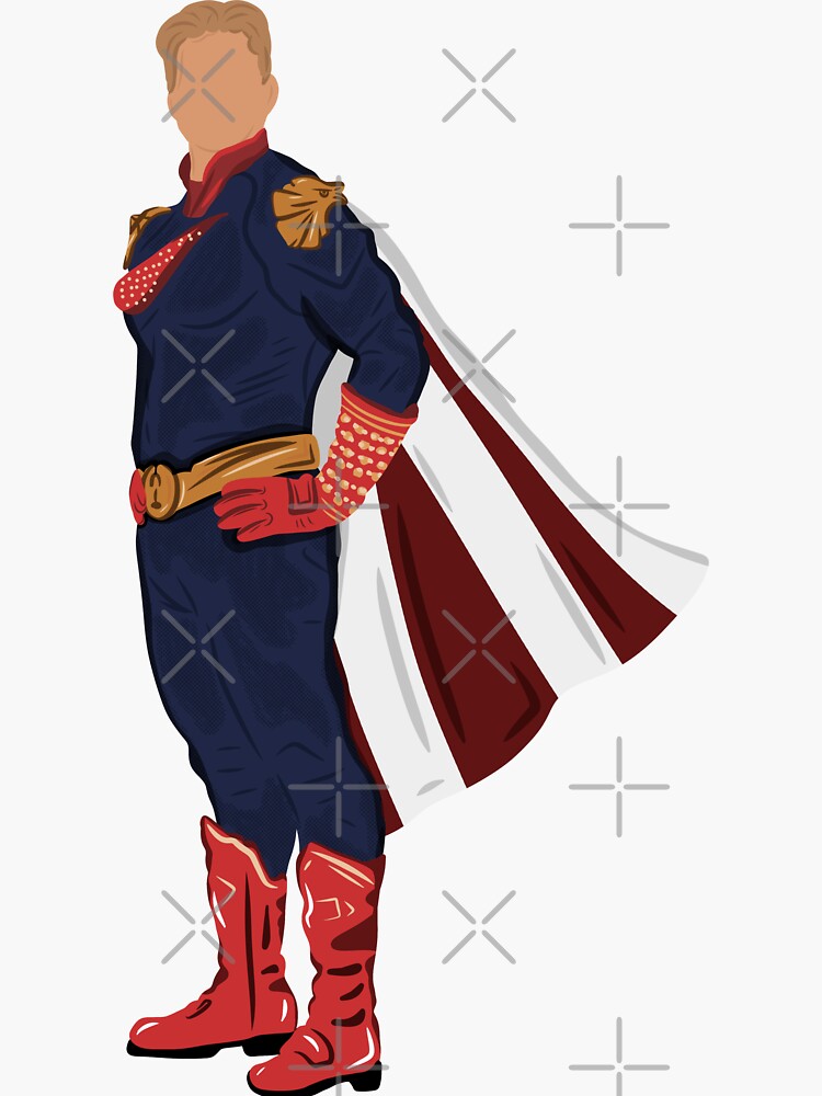 "Homelander " Sticker for Sale by MoroshkaS | Redbubble