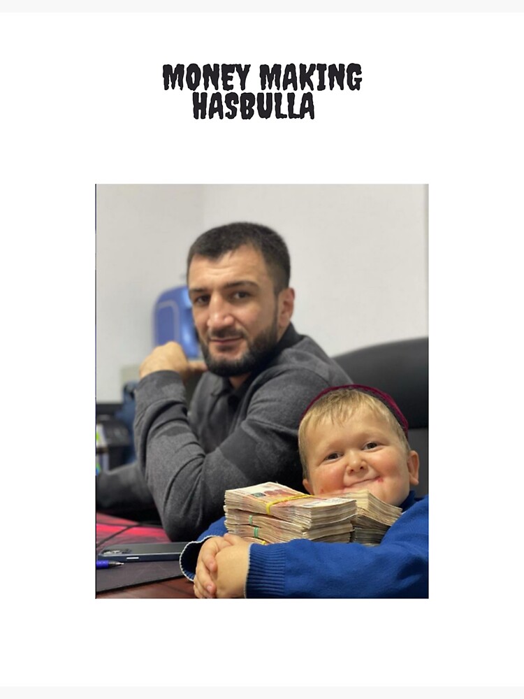 "Money Making Hasbulla" Sticker for Sale by er1kgzk | Redbubble