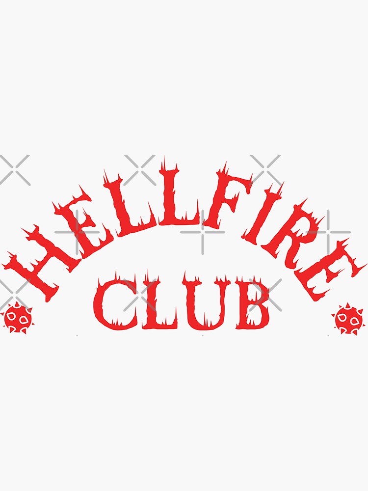 "Hellfire Club ST" Sticker for Sale by porterpouts | Redbubble