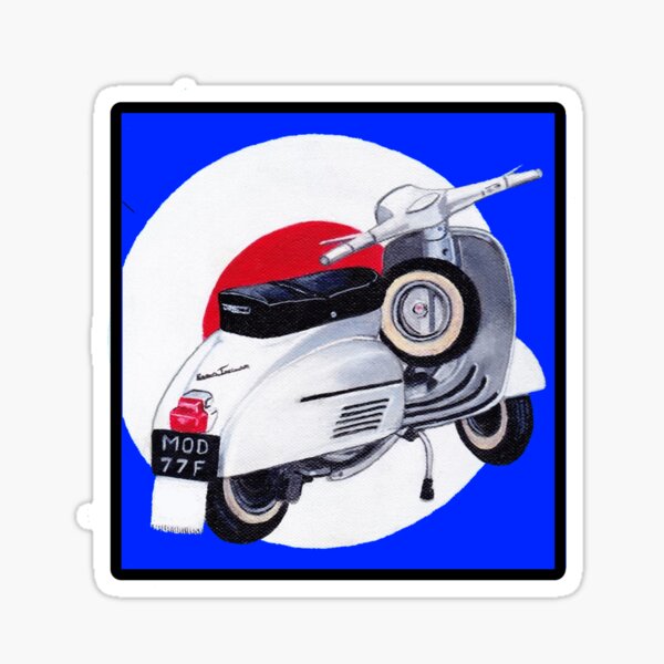 "Mod scooter with Target background" Sticker for Sale by Housh68 ...