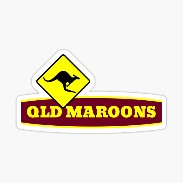 "Queensland Maroons" Sticker for Sale by CONICEREE | Redbubble