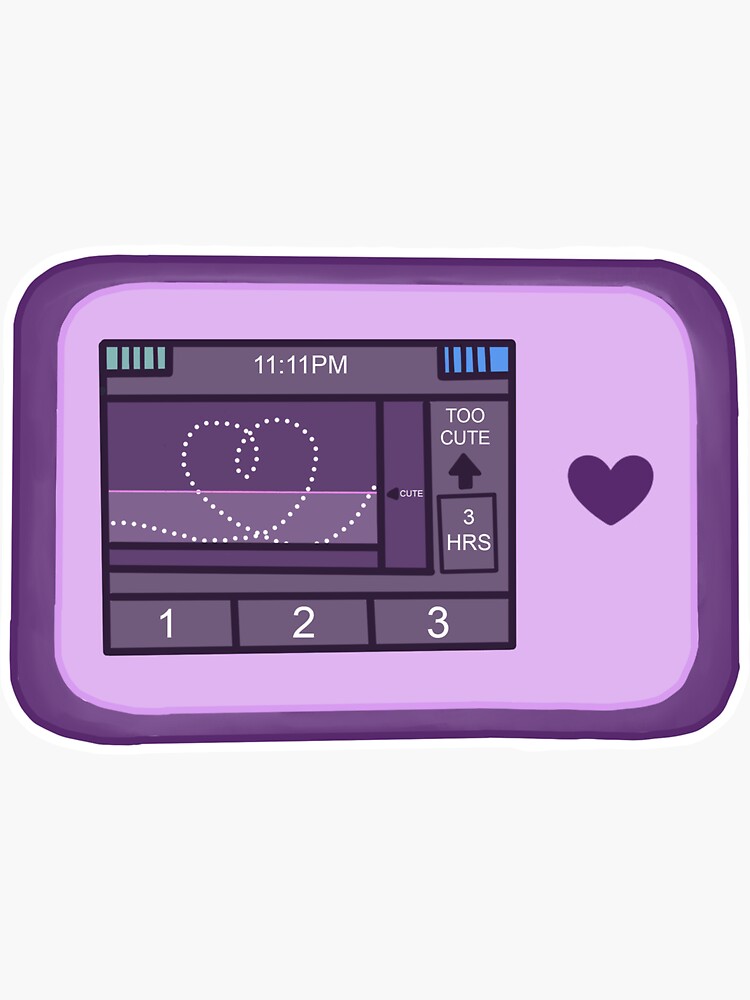 "Type 1 Diabetes Cute Insulin Pump" Sticker for Sale by jlgrammes ...