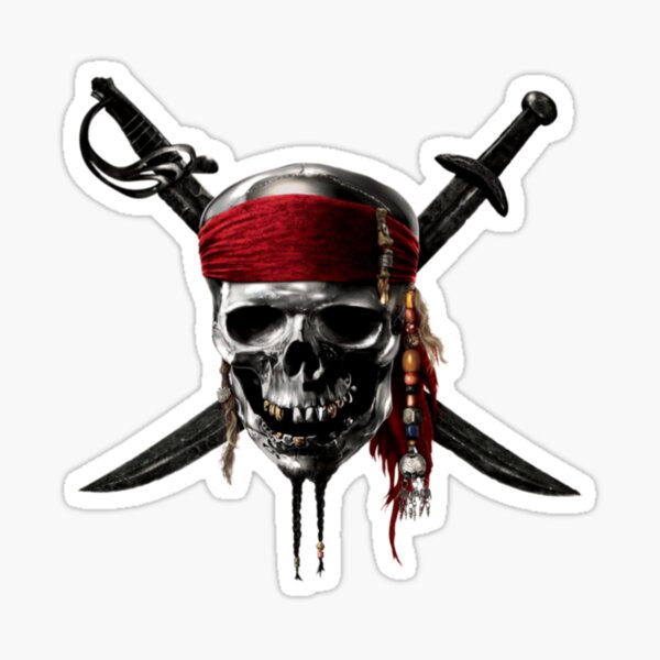 "Pirates of the Caribbean" Sticker for Sale by Beestshop | Redbubble