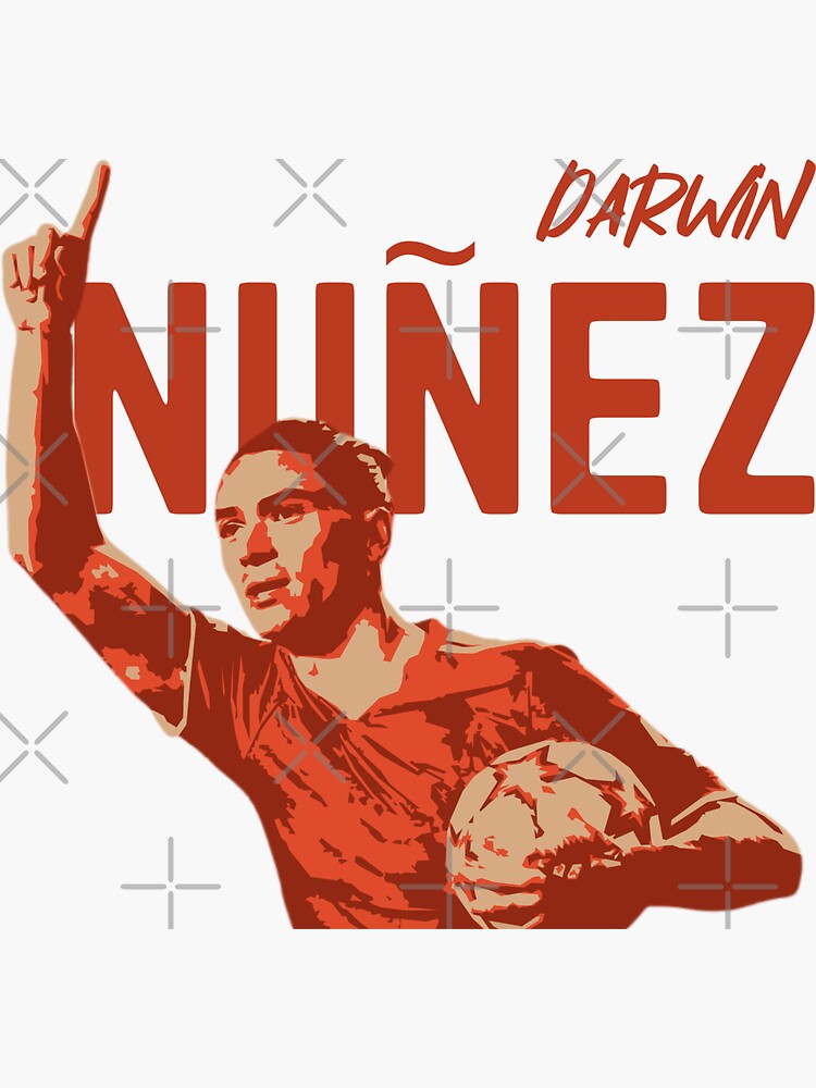 " Darwin Nunez " Sticker for Sale by QlickDesign | Redbubble