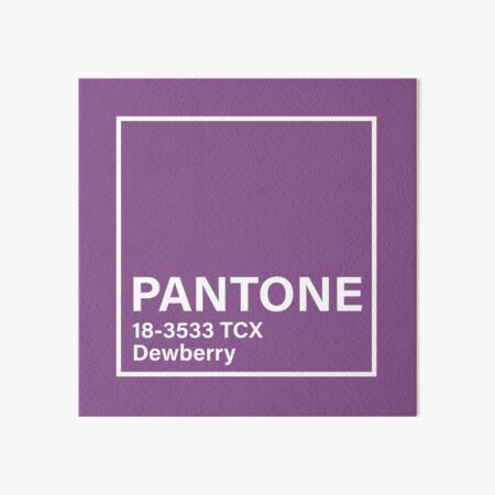 "pantone 18-3533 TCX Dewberry" Art Board Print by princessmi-com ...
