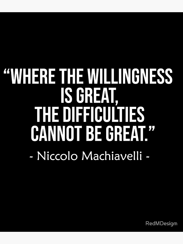 "Niccolo Machiavelli The Prince Quotes" Art Print for Sale by ...