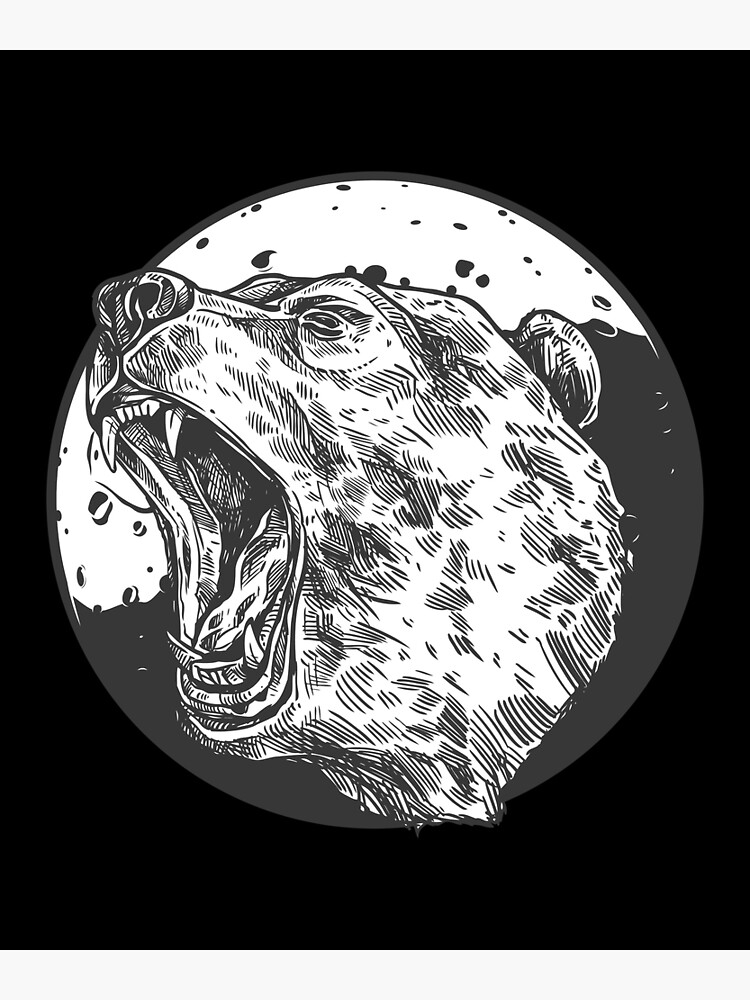 "Big Bad Bear Limited Edition" Poster for Sale by MixyMugs | Redbubble