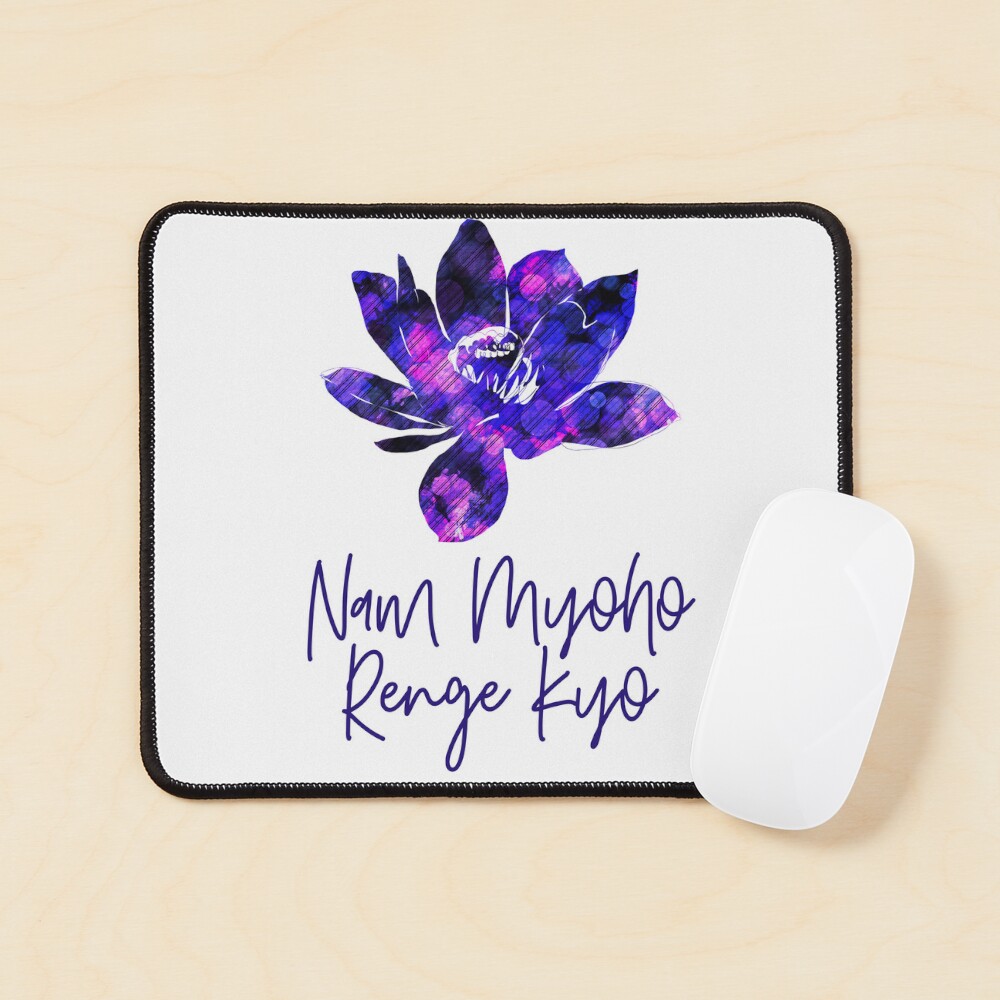 "Hand drawn Lotus Flower Silhouette Cool Purple and Diagonals" Sticker ...