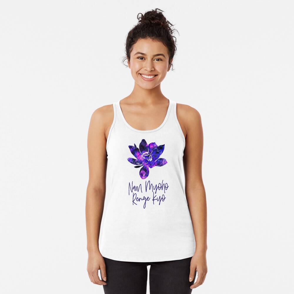 "Hand drawn Lotus Flower Silhouette Cool Purple and Diagonals" Sticker ...