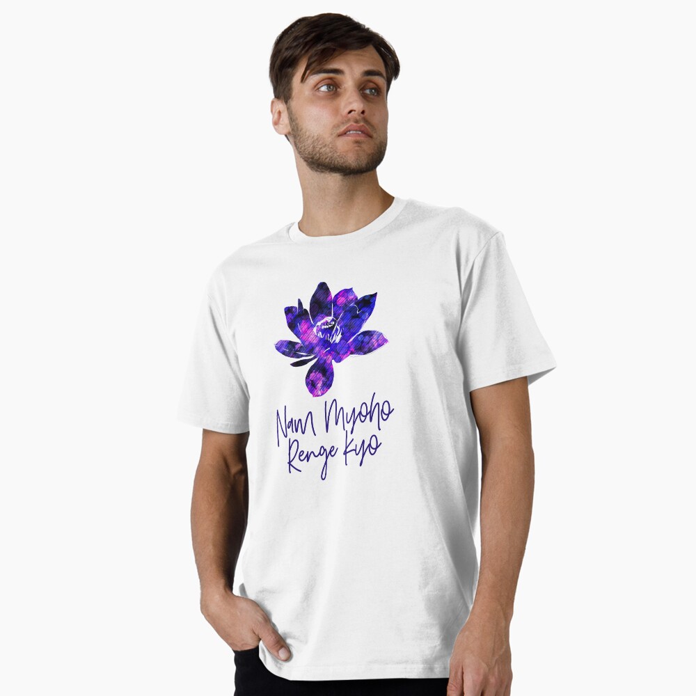 "Hand drawn Lotus Flower Silhouette Cool Purple and Diagonals" Sticker ...