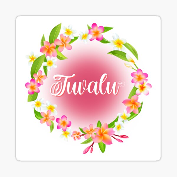 "Tuvalu" Sticker for Sale by PolyMicroMela | Redbubble