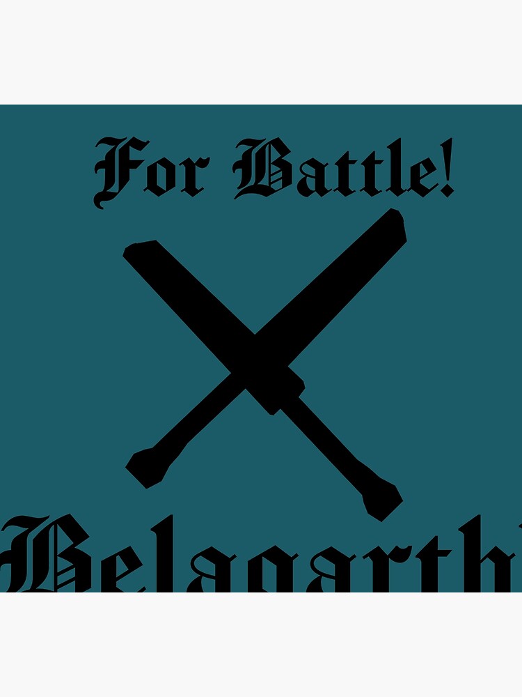 "Belegarth For Battle Tshirt" Poster for Sale by kvonspre | Redbubble