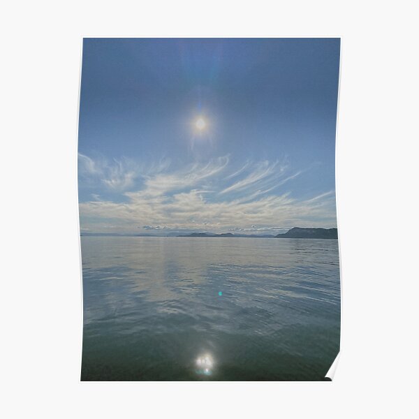 "Kayaking through the San Juan Islands" Poster for Sale by Luc-alvarez ...