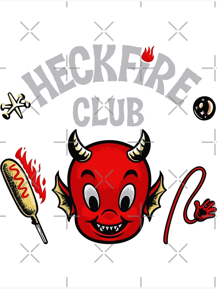 "Heckfire club classic t-shirts" Poster for Sale by GUY-NY | Redbubble