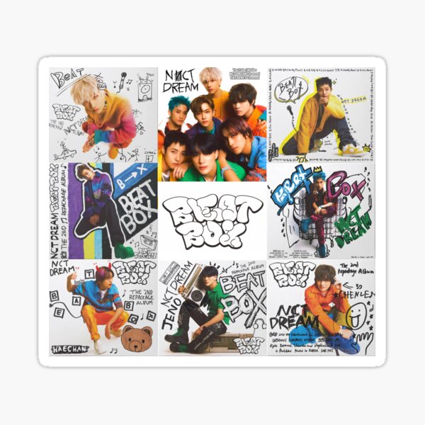 "NCT DREAM - Beatbox" Sticker for Sale by Nice--Things | Redbubble