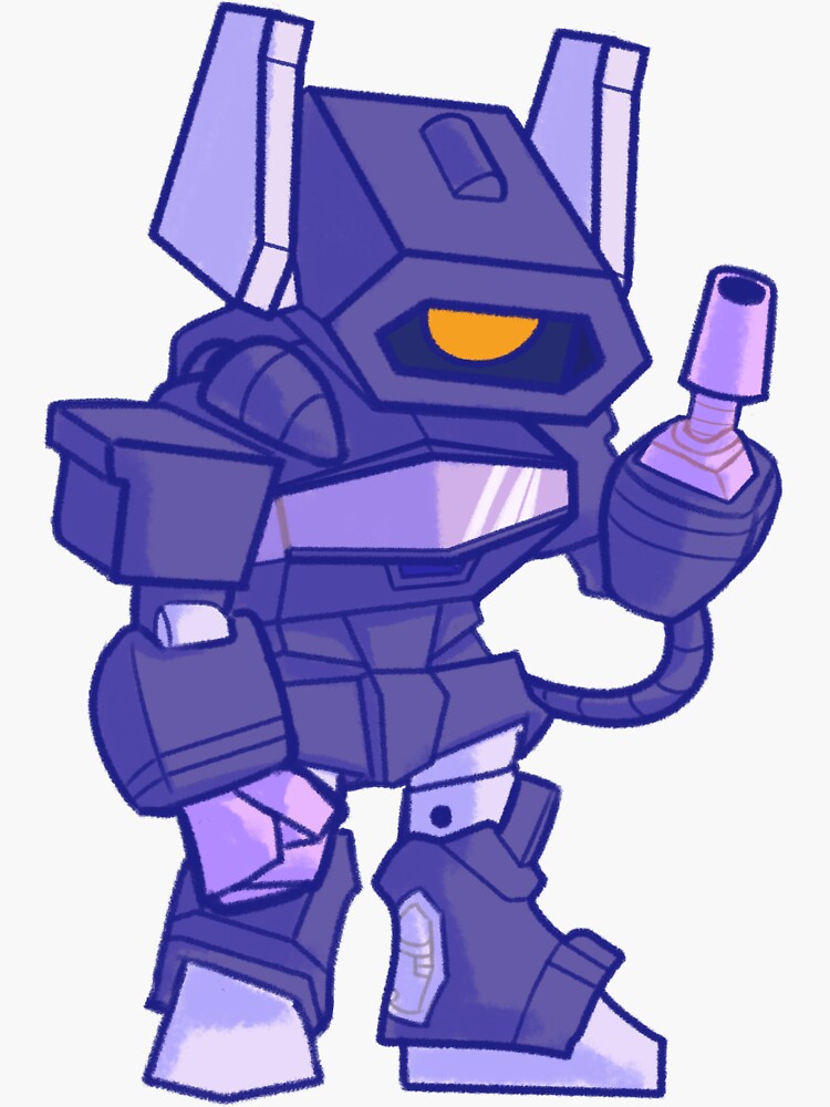 "Shockwave G1" Sticker for Sale by EkkSaturnii-5 | Redbubble