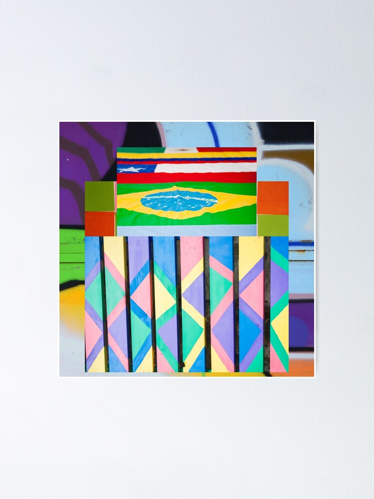 "Mix of flags and colours " Poster for Sale by Earthhope | Redbubble