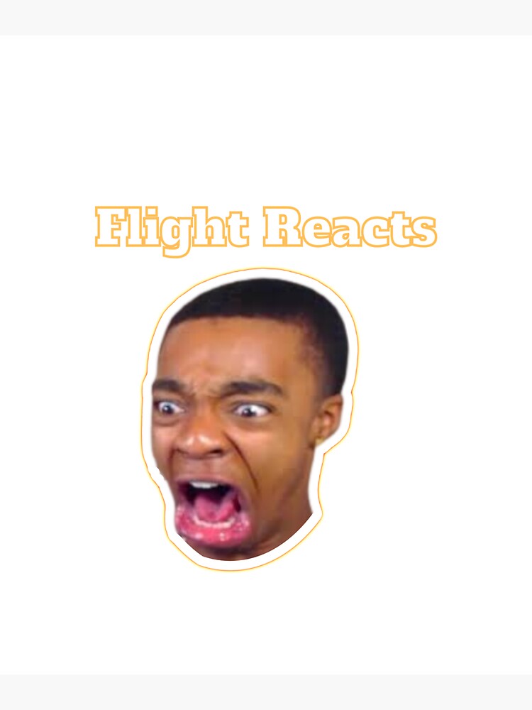 "Flight Reacts" Sticker for Sale by masour-7 | Redbubble