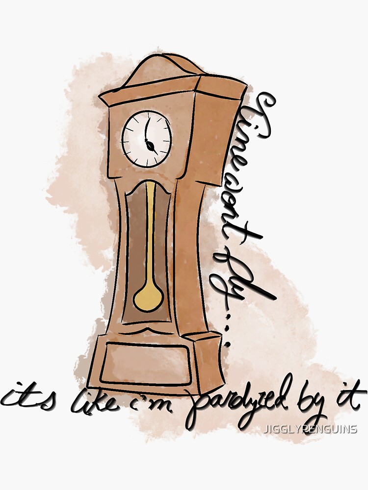 "Taylor Swift Clock" Sticker for Sale by JIGGLYPENGUINS | Redbubble
