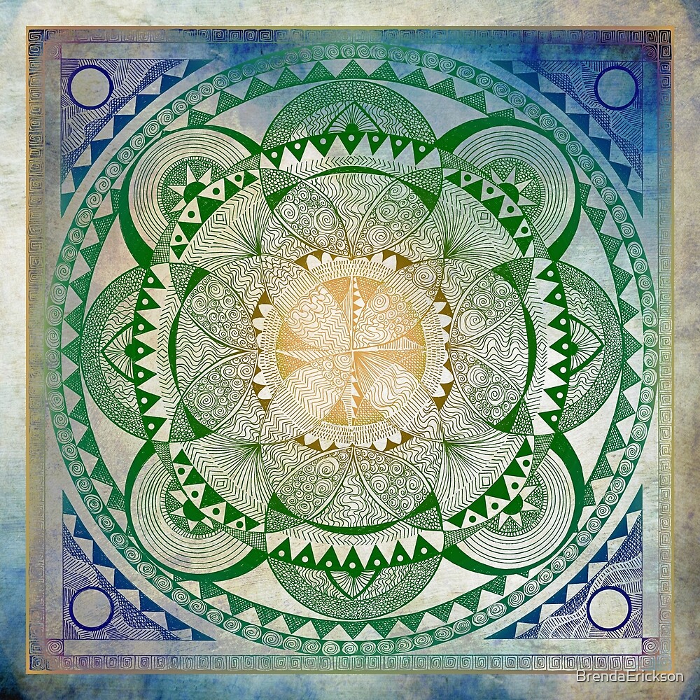 "Metta Mandala, Loving Kindness Meditation" by BrendaErickson | Redbubble