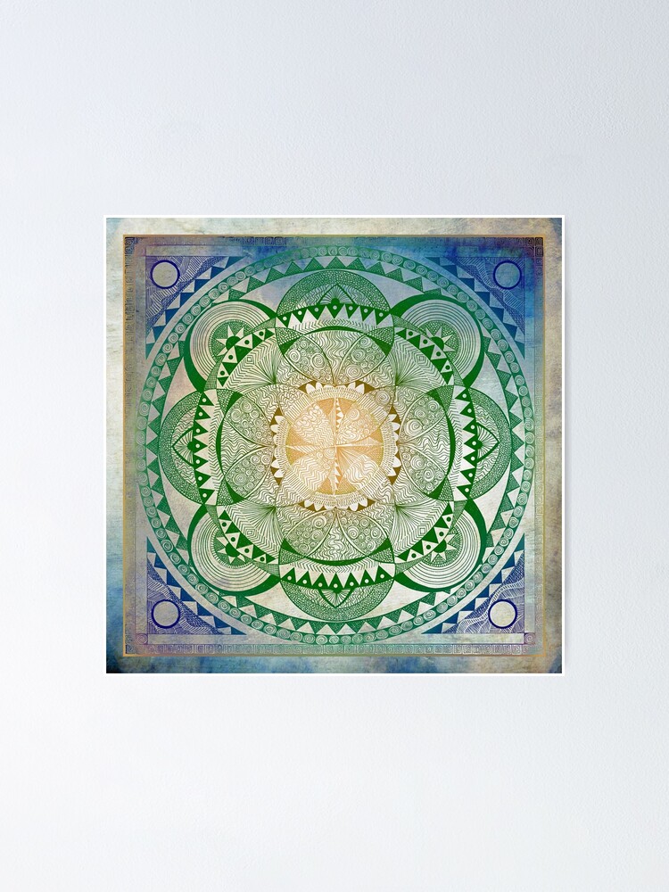 Póster «Metta Mandala, Meditación de bondad amorosa» de BrendaErickson ...