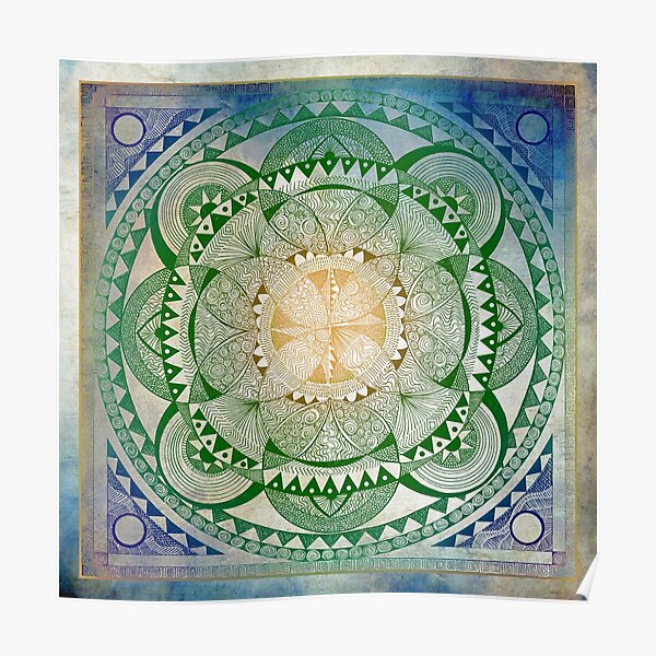 Póster «Metta Mandala, Meditación de bondad amorosa» de BrendaErickson ...