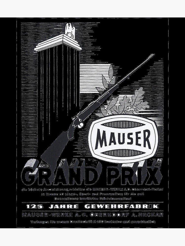 "Vintage Mauser Hunting Rifle Lightweight Hoodie" Poster for Sale by ...