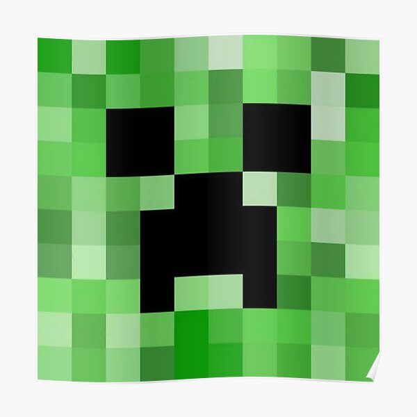 "Minecraft Creeper" Poster for Sale by MinecraftShop | Redbubble