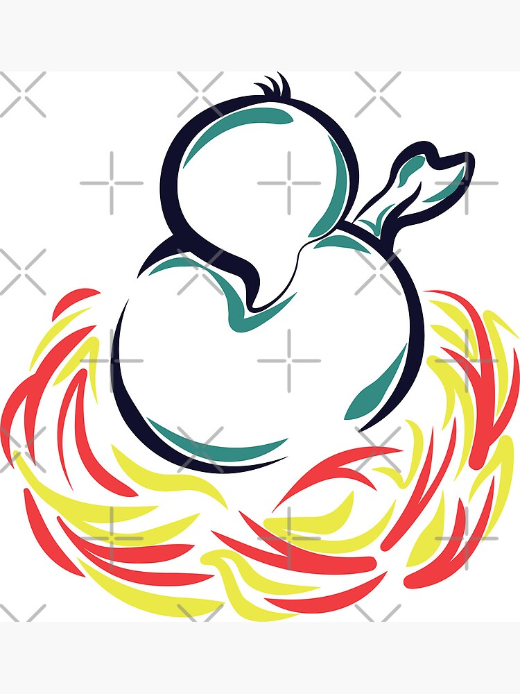 "Nesting Bird Line Drawing" Poster for Sale by InkLayer | Redbubble