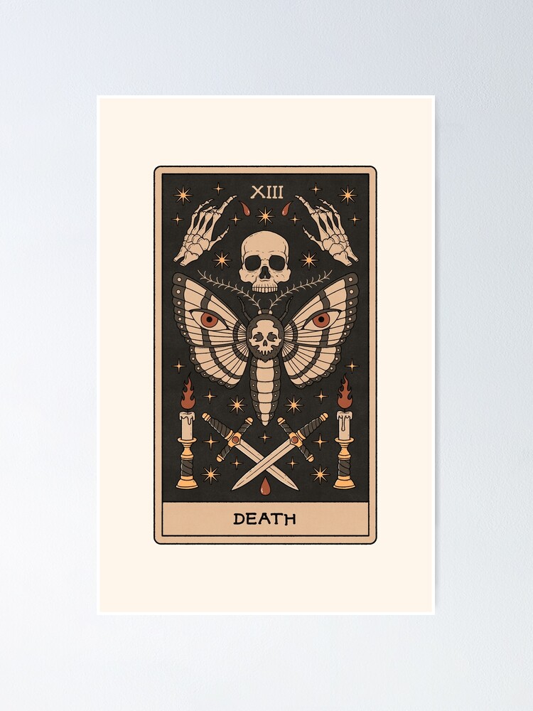 "Death - Moth Tarot" Poster for Sale by thiagocorream | Redbubble