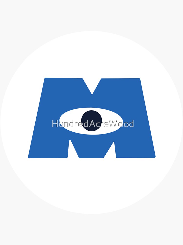 "Monsters inc." Sticker for Sale by HundredAcreWood | Redbubble