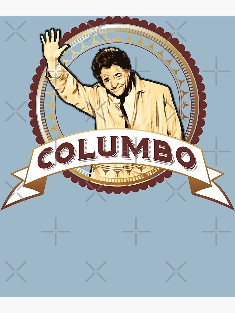 Póster «Cigar Armed Sleazy Detective Interesante Detective Columbo Logo ...