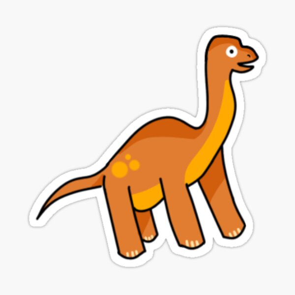 "Brachiosaurus" Sticker for Sale by DRAGONSandWAVES | Redbubble