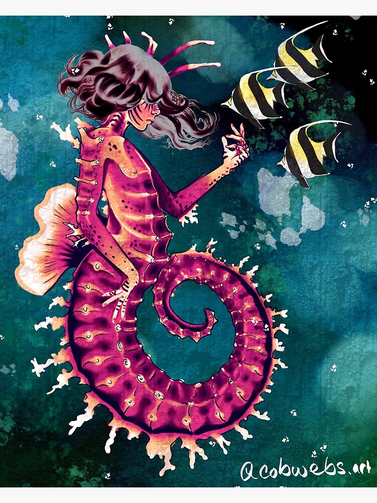 "Lesbian Pride Mermaid" Sticker for Sale by CobwebsArt | Redbubble