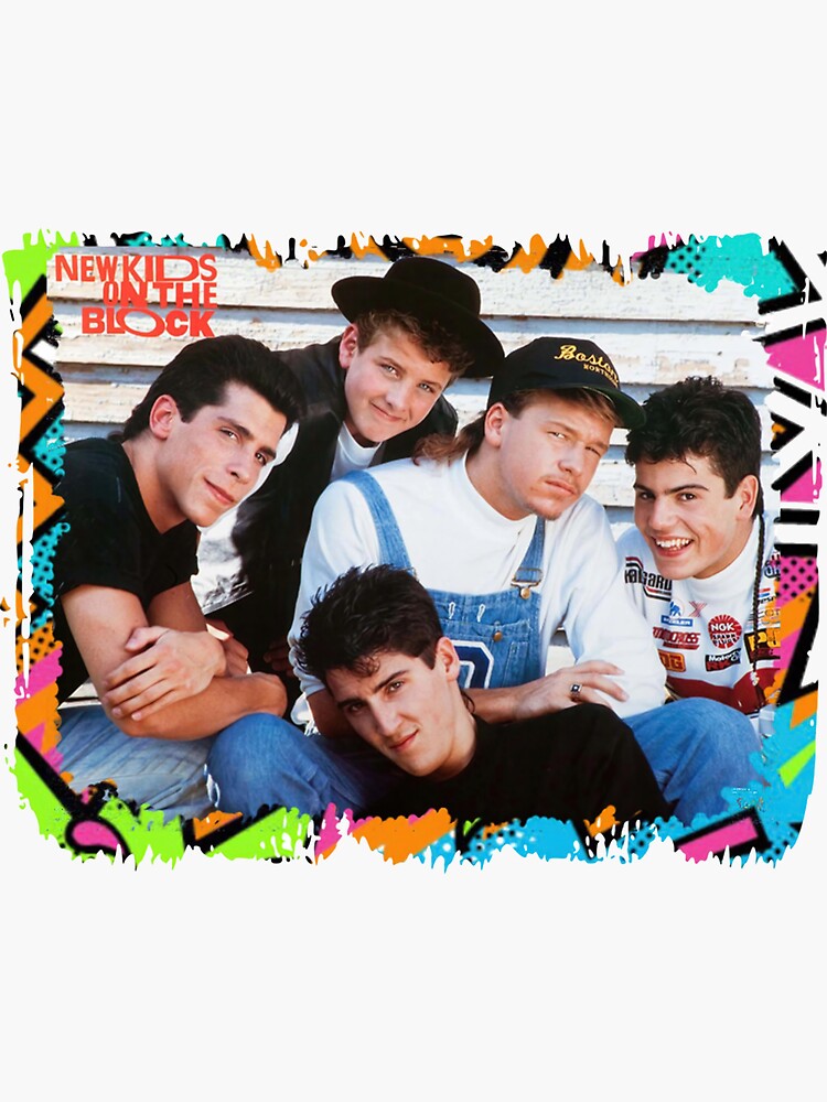 "NKOTB" Sticker for Sale by VirgilRaynor | Redbubble