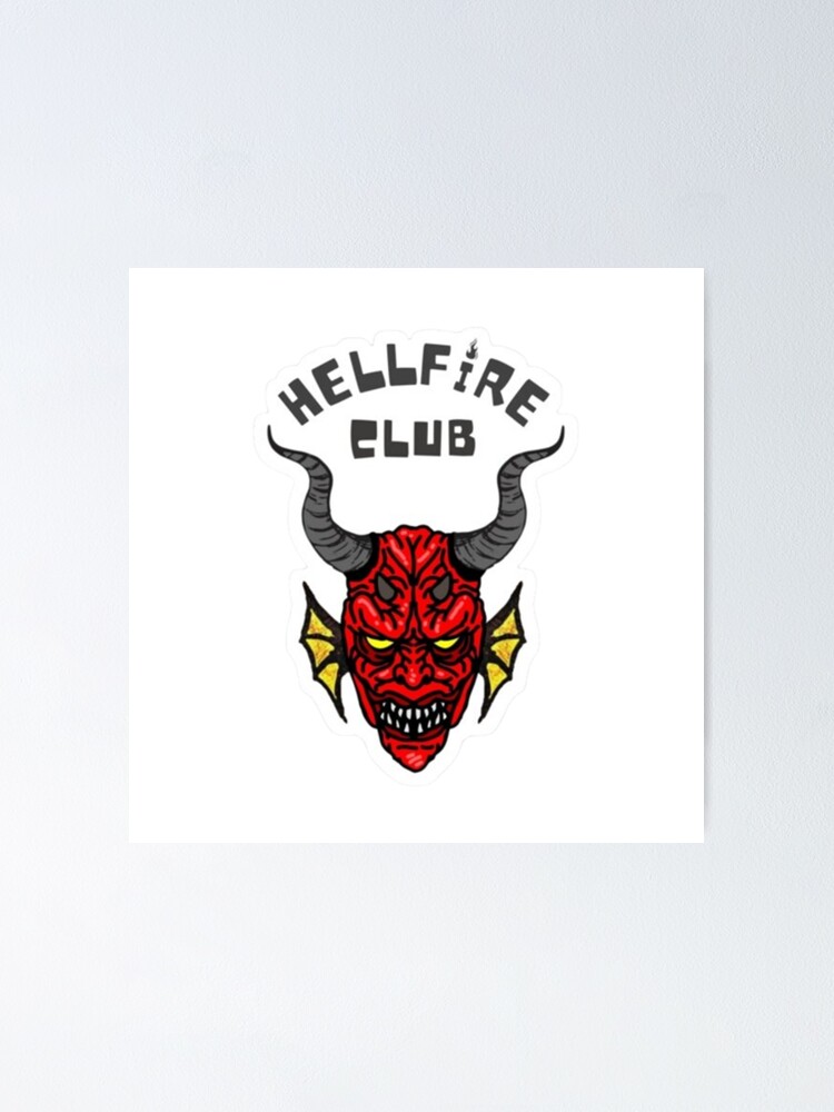 "Hellfire club design" Poster for Sale by lunarartsfinds | Redbubble