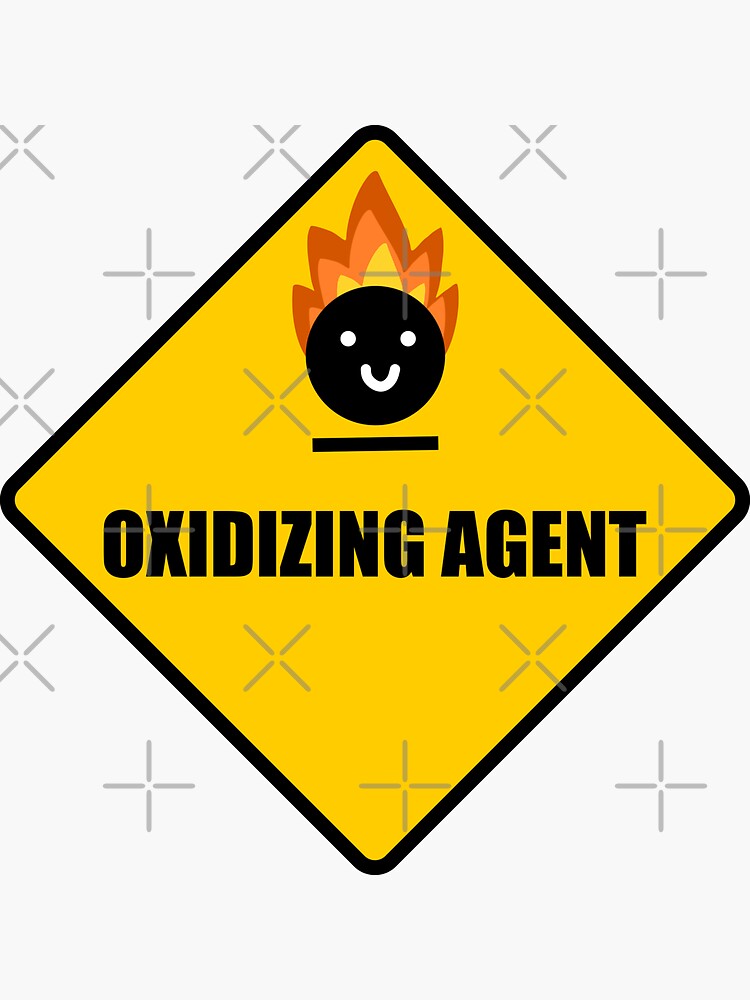 "Oxidizing Agent Funny Happy Hazard Warning Workplace Sign WHMIS ...