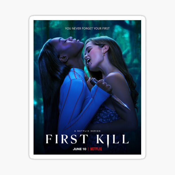 "first kill netflix poster" Sticker for Sale by artisticalien | Redbubble