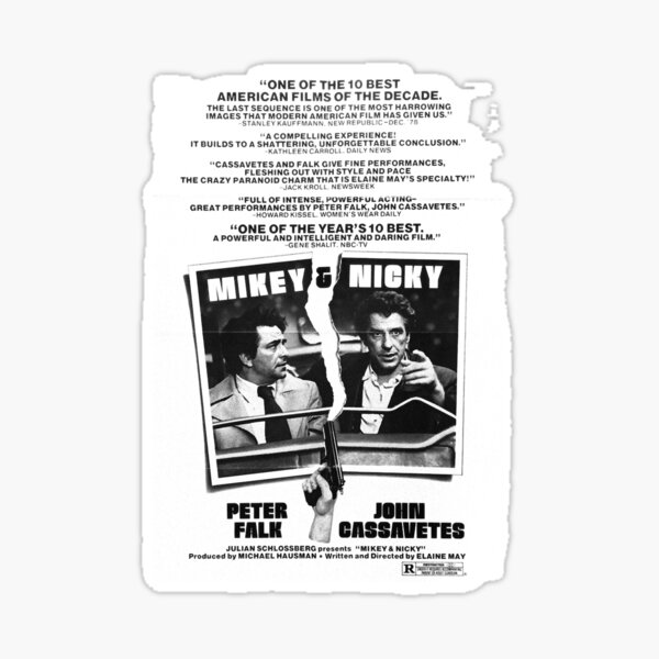 "Cigar Armed Sleazy Detective Interesting Mikey And Nicky" Sticker for ...