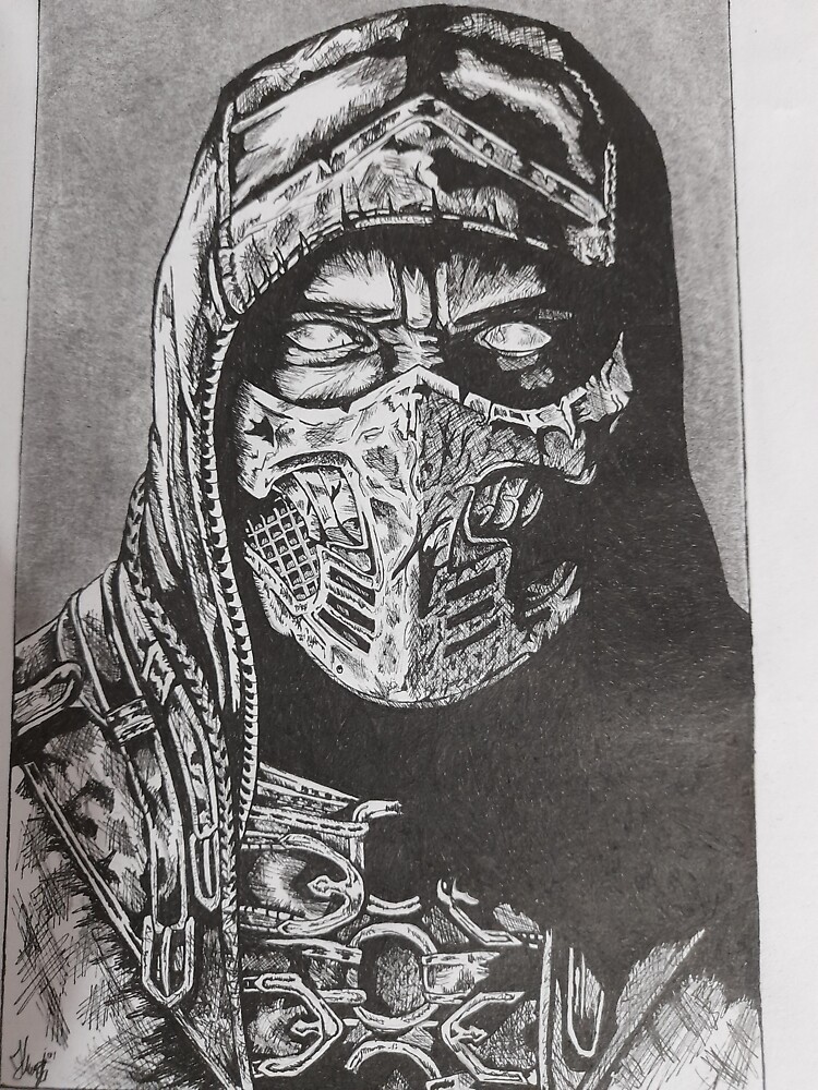 "Scorpion Mortal kombat" Sticker for Sale by Jocaaa-jocaaa | Redbubble