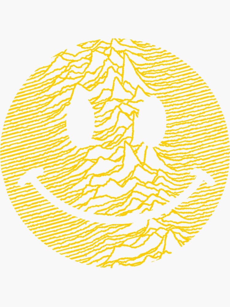 "Acid House Smiley Face - Pulsar lined Essentia" Sticker by ...