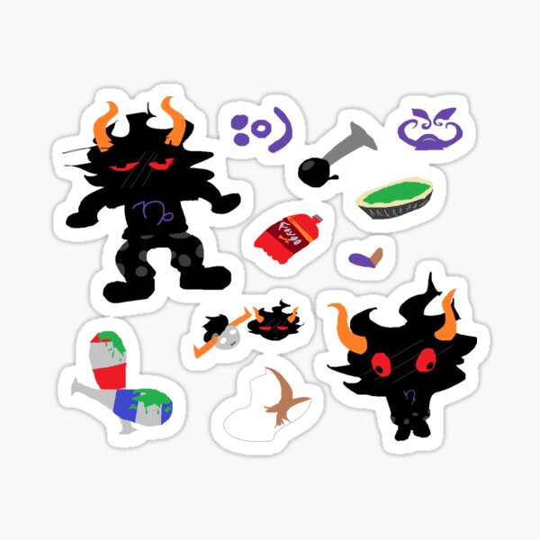 "gamzee sticker sheet" Sticker for Sale by s4ns1cal | Redbubble