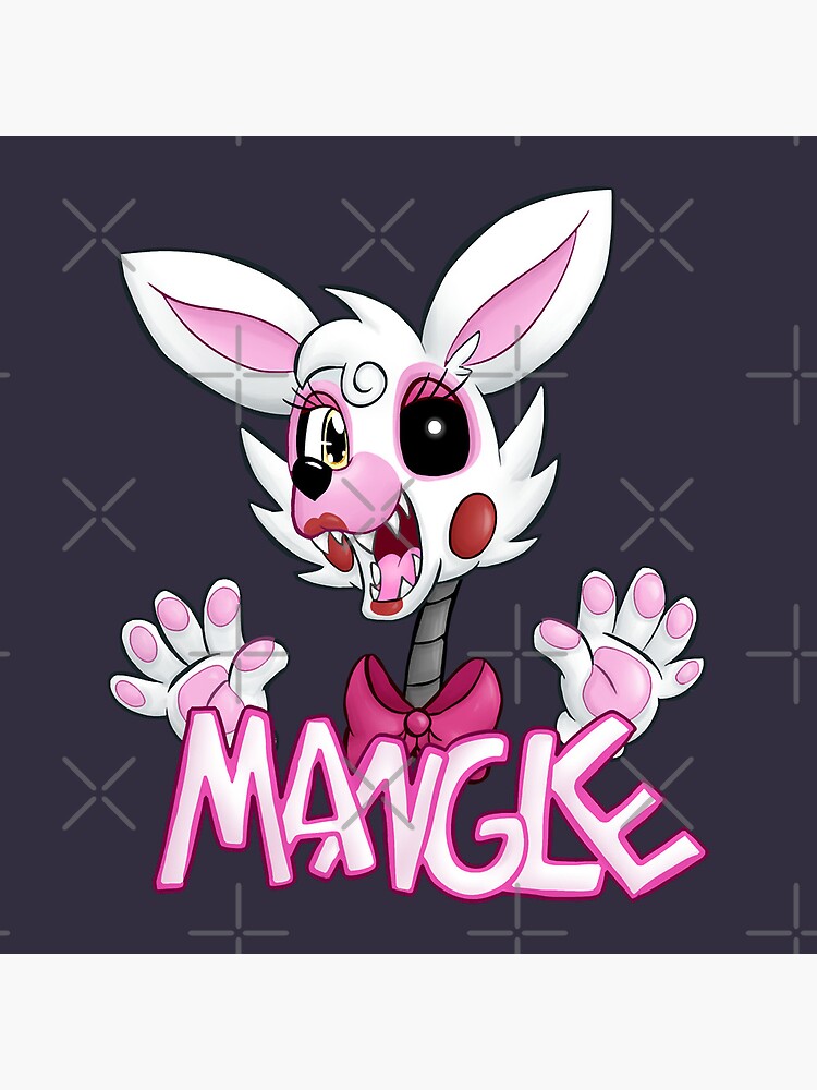 "Decisive Rise For Survival Try Fnaf- Mangle Cute Fan" Clock for Sale ...