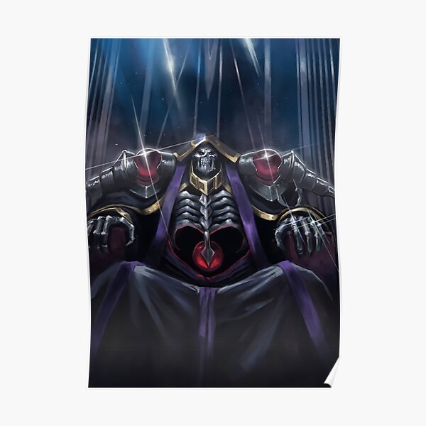 "Ainz Ooal Gown Overlord Design Fanart" Poster for Sale by valekun ...