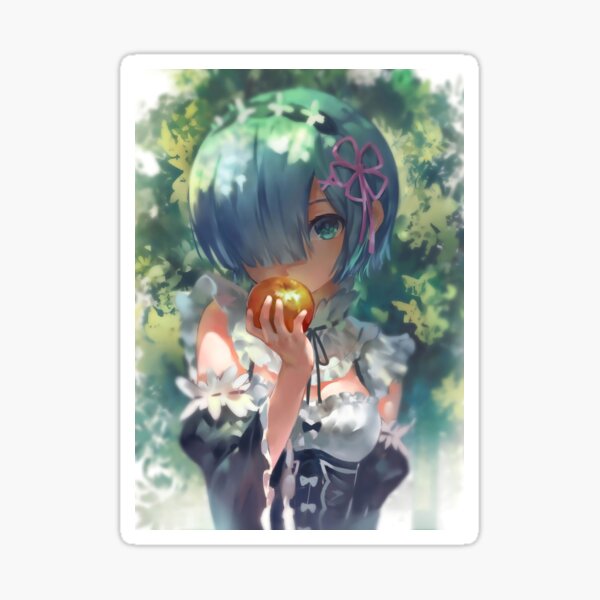 "Rem Re Zero Artwork" Sticker for Sale by Patrick23zx | Redbubble