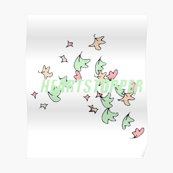 "heartstopper heartstopper words" Poster for Sale by MorganDixon ...